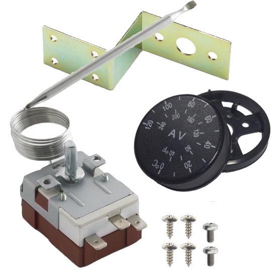Adjustable Electric Radiator Fan Thermostat Temp Switch Dial Controlle ...